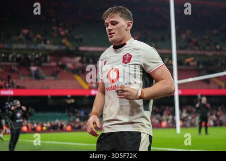 Alex Mann of Wales during the Quilter Nations Series 2025 match Wales vs South Africa at ...
