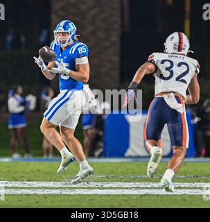 Duke tight end Jeremiah Hasley (85) runs to score a touchdown against ...