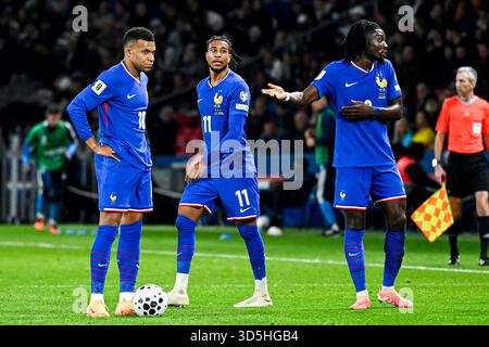 Kylian Mbappe of France and Michael Olise of France celebrate the ...