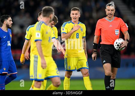 Yehor Nazaryna during the FIFA World Cup 2026, Qualifiers, Group D ...