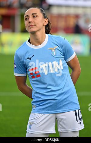 Alice Benoit of S.S. Lazio is in action during the Coppa Italia Women ...