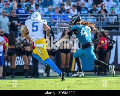 Jacksonville Jaguars linebacker Dennis Gardeck (47) during an NFL ...