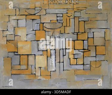Composition No II, 1913 by Piet Mondrian Stock Vector Image & Art - Alamy