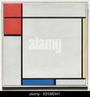 Piet Mondrian, Composition in Red, Blue and Yellow, 1930 Stock Vector ...