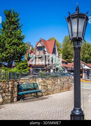 The town of Helen Georga ia replica of a Bavarian alpine town in the ...