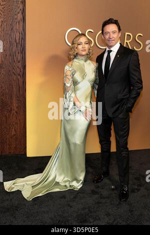 (L-R) Kate Hudson and Hugh Jackman attend the "Song Sung Blue" New York ...