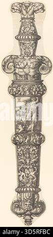 Design for a Dagger Sheath, with Cain and Abel 1539 Heinrich Aldegrever ...