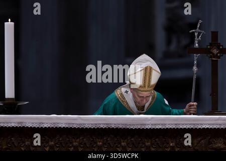 Pope Leo XIV celebrates mass for the jubile of prisoners in Saint Peter ...