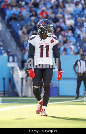 Houston Texans cornerback Tremon Smith arrives for the NFL football ...