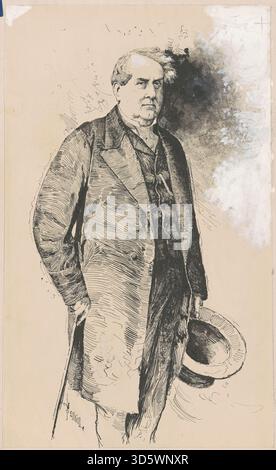 Portrait of William Wilson Corcoran by Joseph Pennell, circa 1880s ...