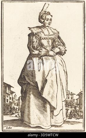 French noble woman in formal dress at the court of King Louis XVI ...