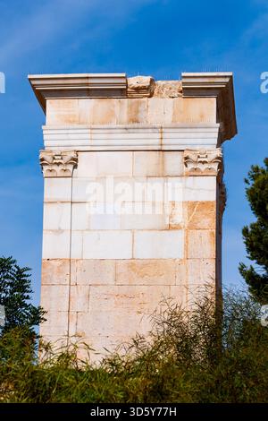 A vertical shot of a stone tower Stock Photo - Alamy