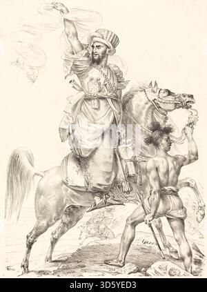 Painting 'The Chief of the Mamelukes on Horseback' by Antoine-Jean Gros ...