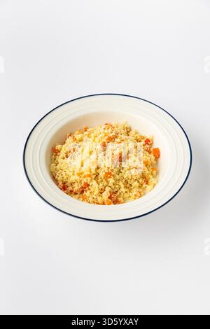 Healthy Mediterranean salad with vegetables and grains Stock Photo - Alamy