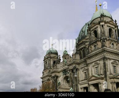 Berlin Cathedral, detail, built by Julius Raschdorff in neo-Renaissance ...