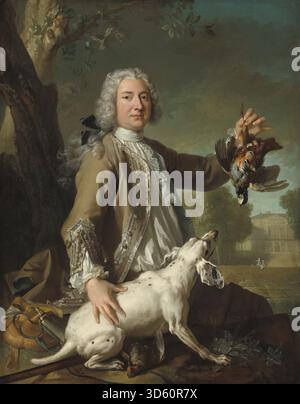A portrait painting of Henri Camille, Chevalier de Beringhen, showing ...