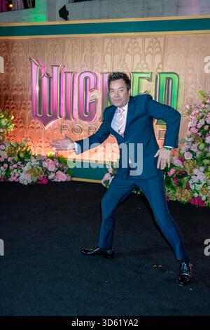 Jimmy Fallon attends the premiere of "Wicked: For Good" at Lincoln ...