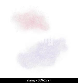 Soft pastel splashes in violet and pink tones with layered textures ...