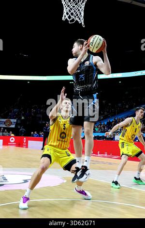 Sam GRIESEL (Alba Berlin) with Cup, trophy, Celebration, joy ...