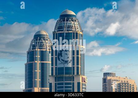 UDC tower pearl Qatar Stock Photo - Alamy