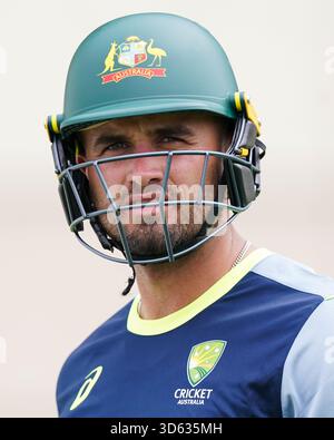 Australia’s Jake Weatherald during a nets session at The Gabba ...