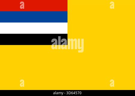 Flag of Manchukuo - Vector illustration Stock Vector Image & Art - Alamy