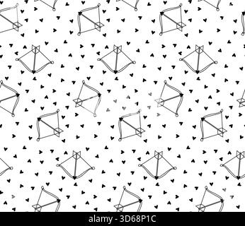 Arrow sticker, Valentine's day illustration vector Stock Vector Image ...