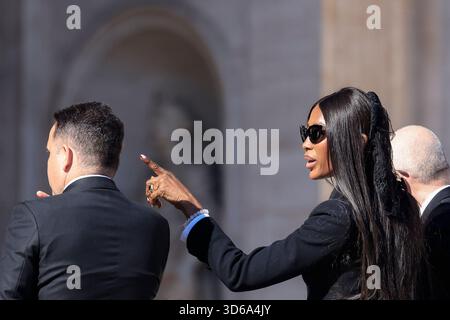 Pope Leo XIV seen during his weekly general audience in St. Peter's ...