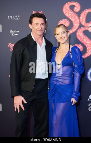 (L-R) Kate Hudson and Hugh Jackman attend the "Song Sung Blue" New York ...