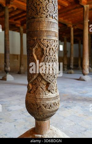 Hypostyle Hall of Juma Mosque, famous for its carved wooden columns ...