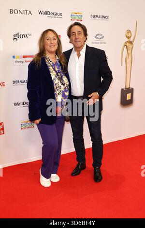 Dieter Landuris and Natascha Landuris attend the „Der Neurosen-Kavalier ...