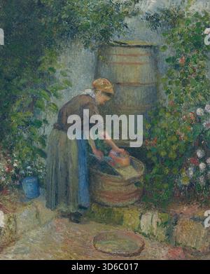 Camille Pissarro (1830 1903) femme aux champs 1882 Stock Photo - Alamy