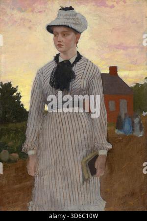 The Red School House, 1873 by Winslow Homer Stock Photo - Alamy