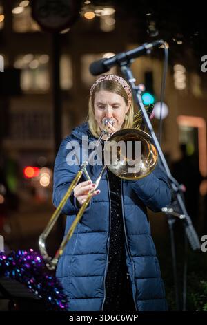 London, UK – 16th January 2026 : Overnight resurfacing works lead to ...