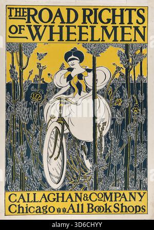 The Road Rights of Wheelmen 1895 E. Nadall Eye-catching posters ...