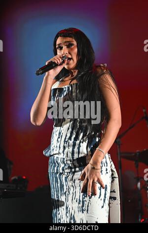 British singer-songwriter Joy Crookes at the FIFA Best Awards in London ...