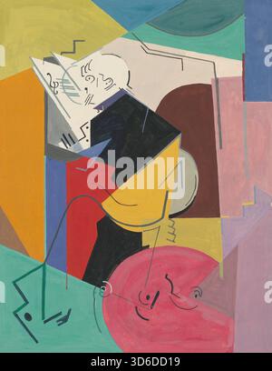Study for Portrait of Florent Schmitt (1914) by Albert Gleizes Stock ...