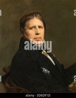 Self-Portrait (1864-1865) by Jean-Auguste-Dominique Ingres Stock Photo ...