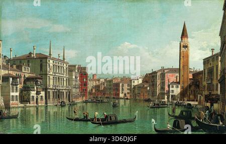 The Grand Canal, Venice, Looking Southeast, with the Campo della Carità ...