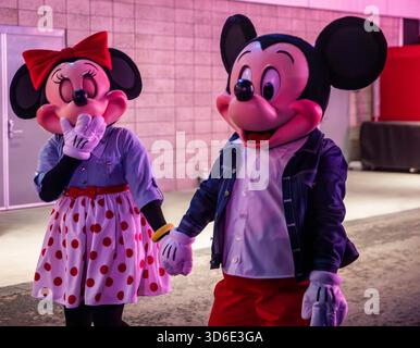 Mickey Mouse during the 2025 Formula 1 Las Vegas Grand Prix, 22th round ...