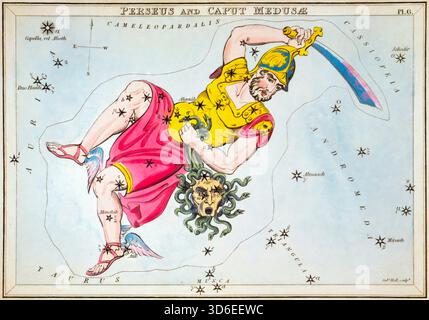 The Constellation of Perseus Stock Photo - Alamy