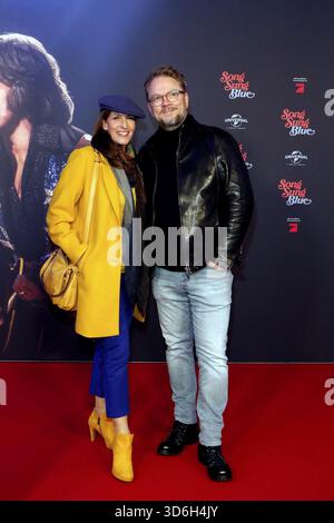 Ulrike Frank and Marc Schubring at the European premiere of the feature ...