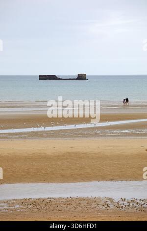 The Asnelles landing Beach, Normandy, France Stock Photo - Alamy