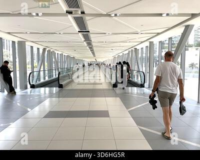 Inside the city walkway bridge in Hanoi, Vietnam Stock Photo - Alamy
