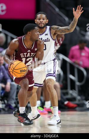 Kansas State guard David Castillo (10) during the first half of an NCAA ...