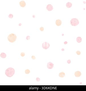 Confetti seamless Pattern. Watercolor background with party Glitter in ...