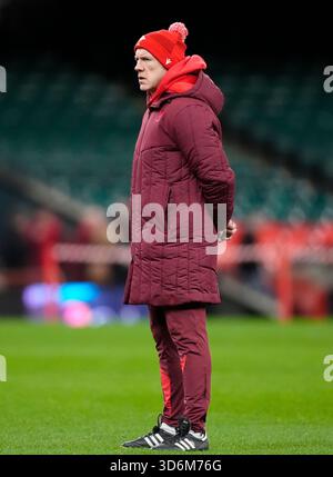 Wales head coach Steve Tandy during the Guinness Men's Six Nations ...