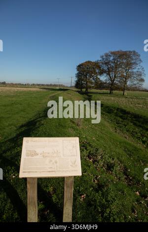 Stonea Camp, Multivallate Iron Age hill fort, Cambridgeshire Stock ...