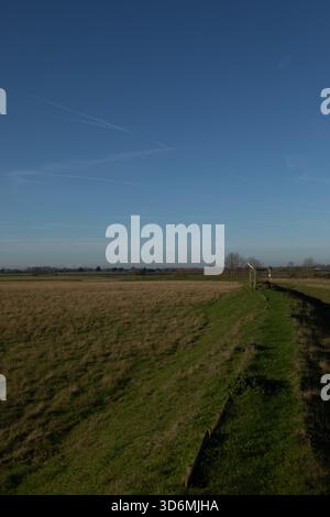 Stonea Camp, Multivallate Iron Age hill fort, Cambridgeshire Stock ...