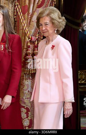 Crown Princess Leonor of Spain attends the Pascua Militar ceremony at ...